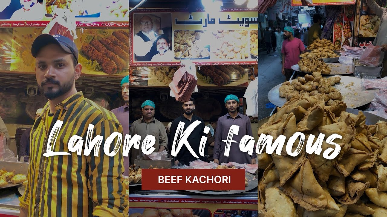 Lahore Ki famous beef kachori🍘😱👌 - YouTube