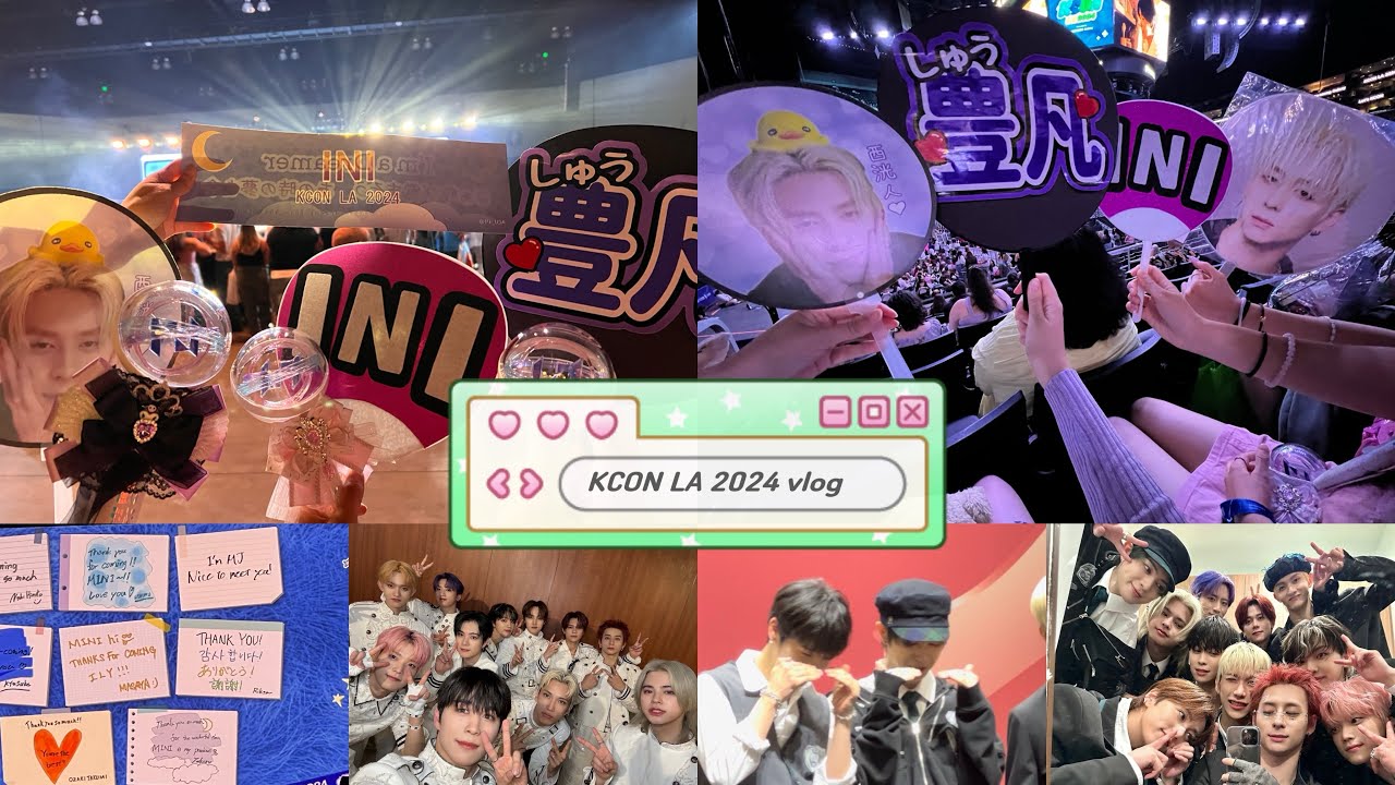 [現場VLOG] USA MINI KCON LA 2024 to see INI!! 日英字幕付き(ENG/JPN) - YouTube