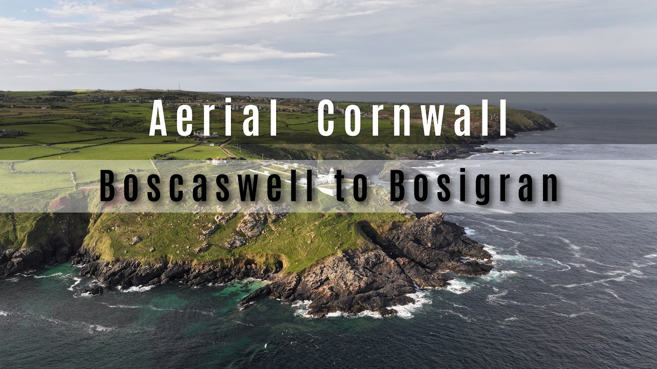 Aerial Cornwall | Boscaswell to Bosigran - YouTube