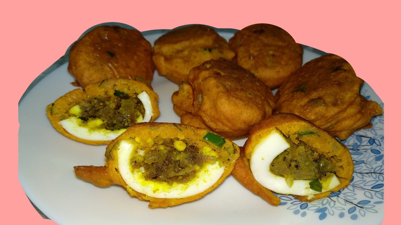 STUFFED EGG BAJI (RAMADAN SNACKS) II മുട്ട ബജി - YouTube