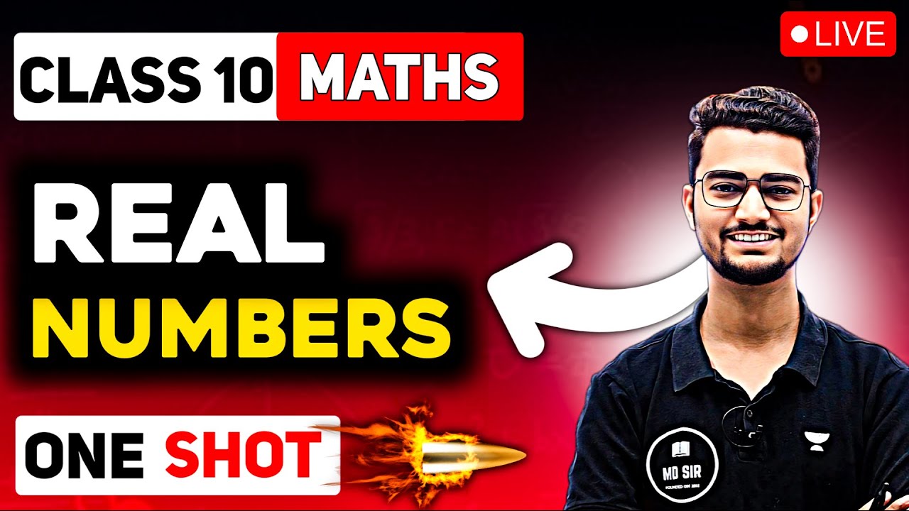 REAL NUMBERS in One Shot | Class 10 Maths Chapter 1 Real Numers - YouTube