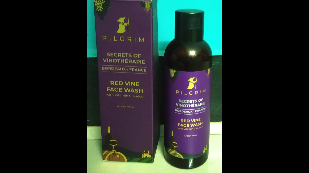 Pilgrim Red Wine Face wash - YouTube