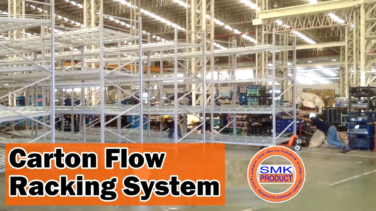 Flow Rack ชั้นเก็บของระบบ เข้าก่อน - ออกก่อน - YouTube