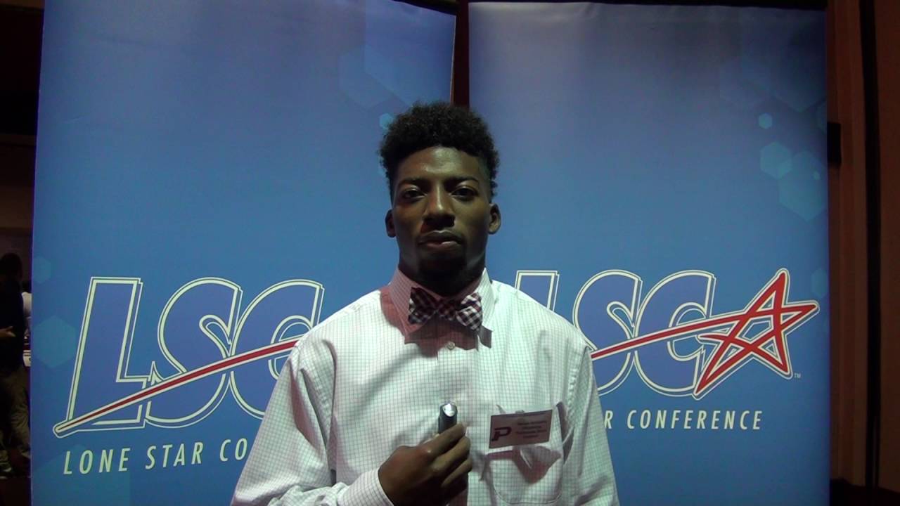 Oklahoma Panhandle State's Devyn Williams at 2016 LSC Football Media ...