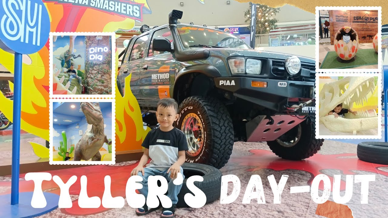 Tyller's Day-out at Dino Dig SM Fairview - YouTube