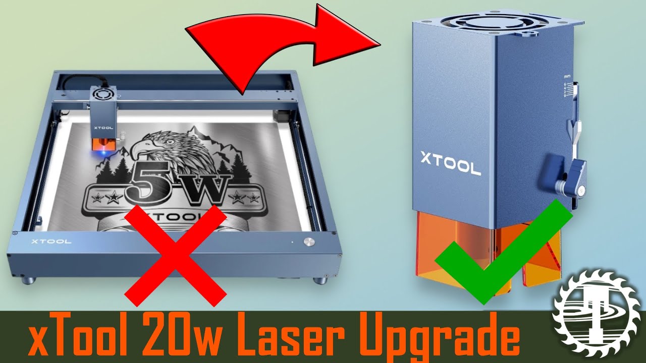 xTool D1 Pro: 20w Laser Module (Upgrade) - YouTube