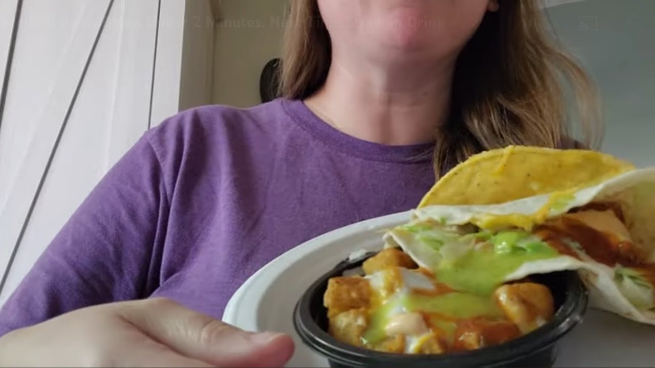 3 Taco Bell Items Eaten Under 2 Minutes. Next Time Straw in Drink is a ...