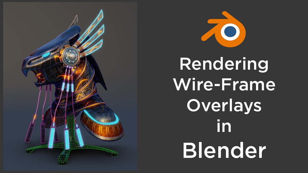 Rendering Wireframe Overlays in Blender - YouTube