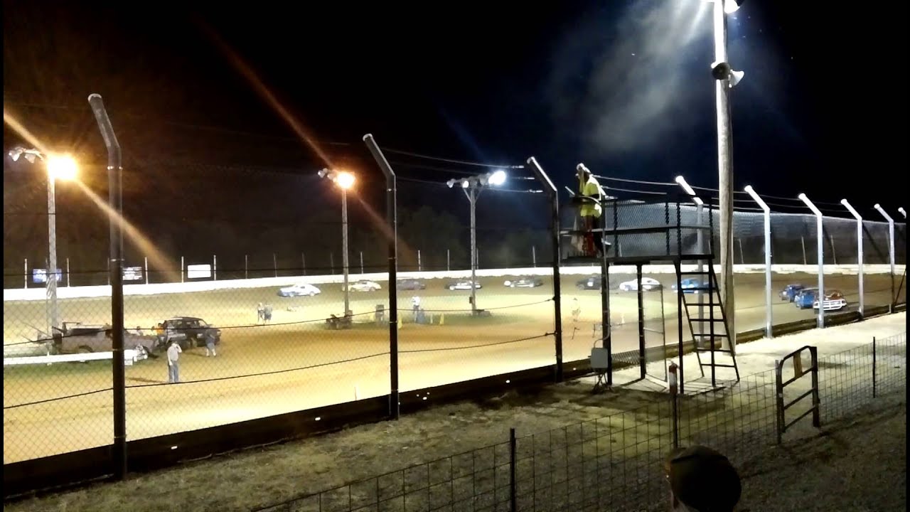 Doe Run Raceway mini stock feature 7/19/13 - YouTube