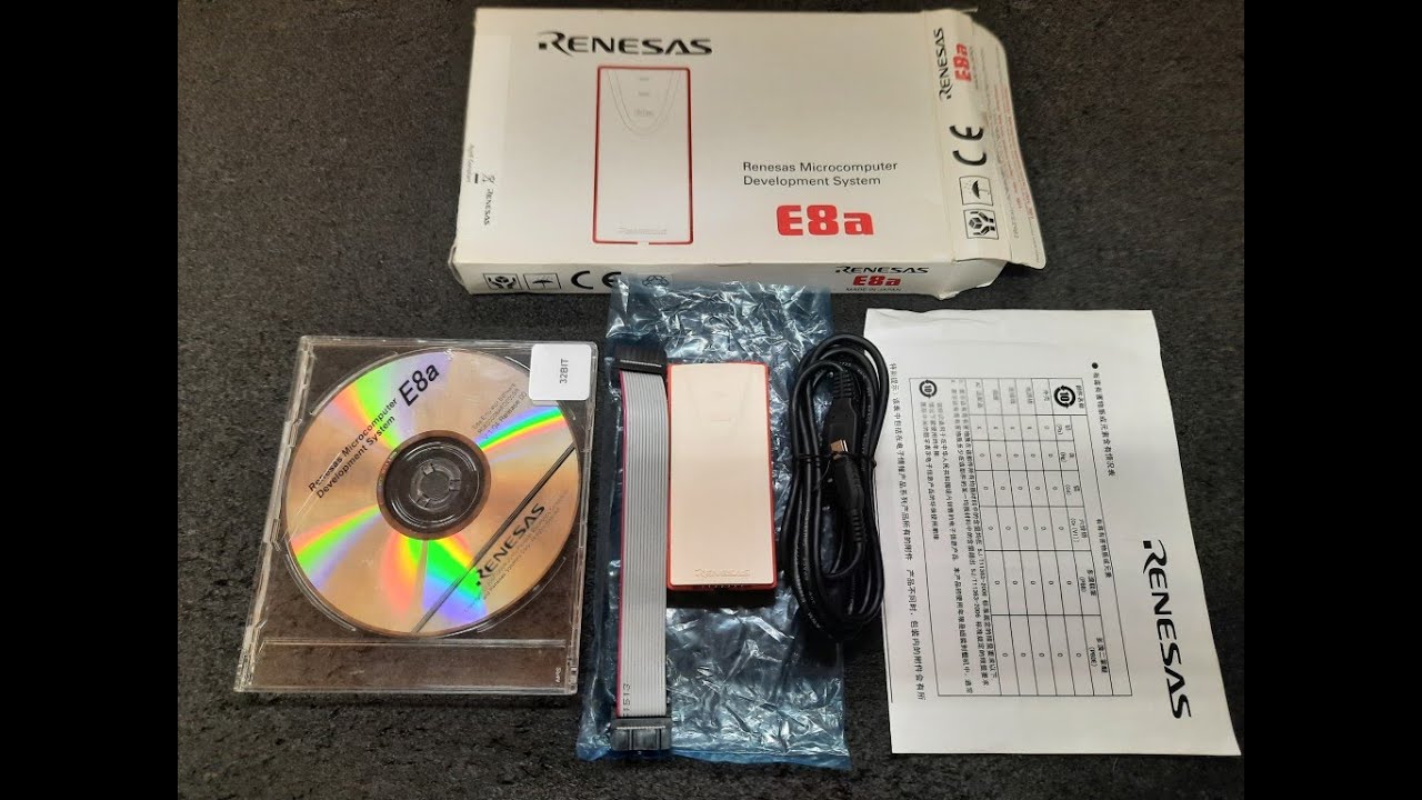 Unboxing Renesas E8A Debugger Emulator Programmers With Cottie Kitty Cat - YouTube