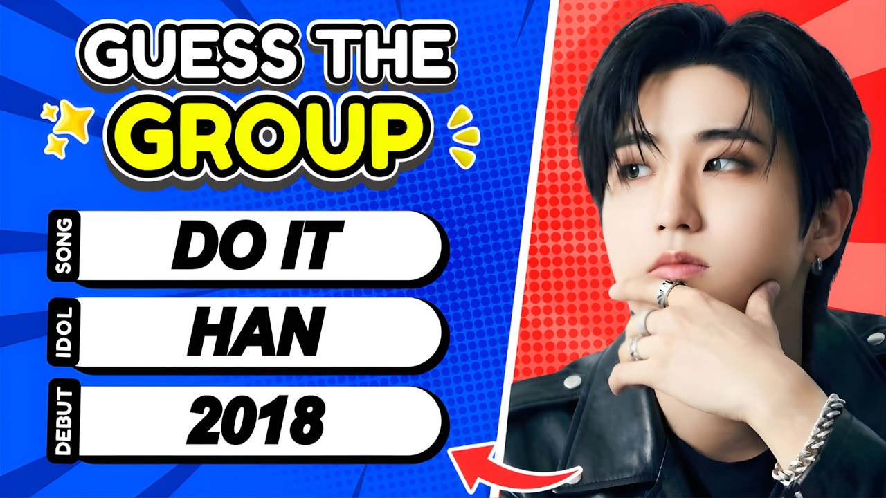 GUESS THE KPOP GROUP BY 3 CLUES! 👀 (Song Title + Idol + Debut Year ...