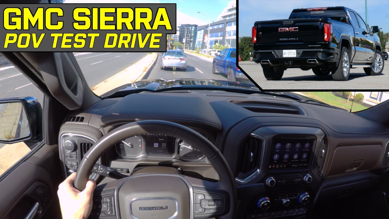 6.2L V8! - 2021 GMC SIERRA 1500 DENALI - POV Test Drive - YouTube