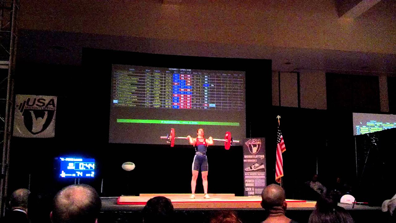 Lauren Fiske 74kg Cl&J FA @ 2012 American Open, Palm Springs, Ca. 11-30 ...