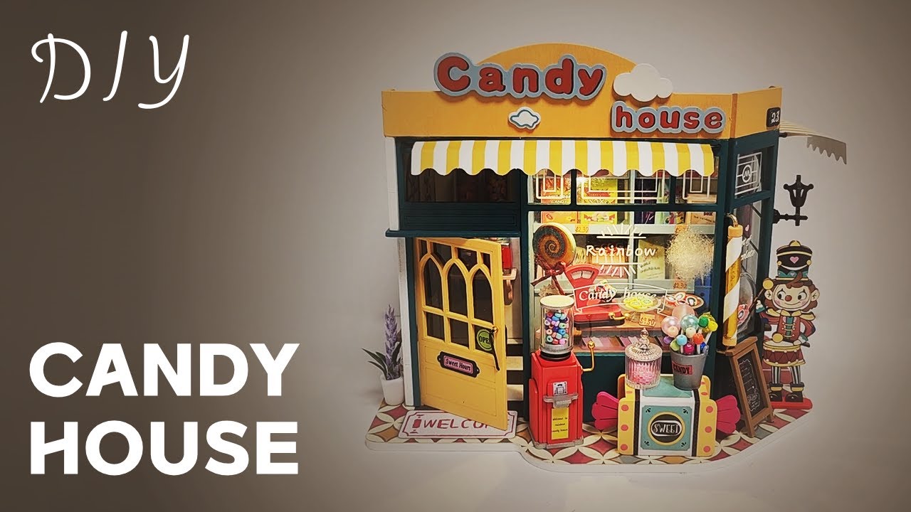 [DIY] 미니어처 하우스 사탕가게 만들기 ㅣ MINIATURE DOLLHOUSE CANDY STORE DIY - YouTube