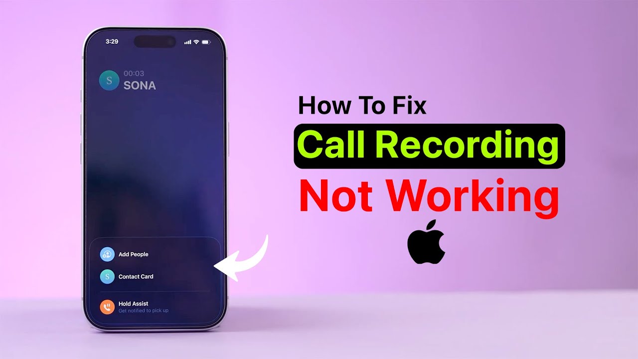 FIX Call Recording Issues on iPhone After iOS Update? - YouTube