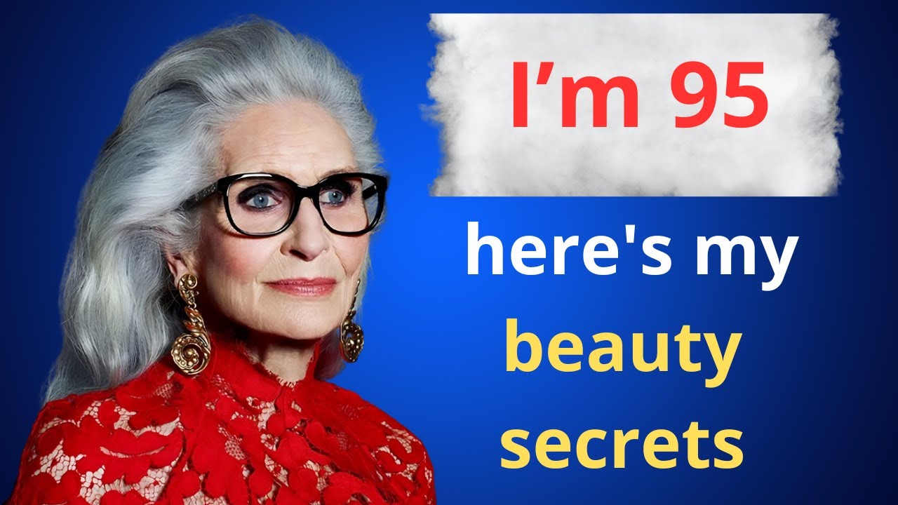 95-Year-Old Model Reveals Her Shocking Beauty Secret - YouTube