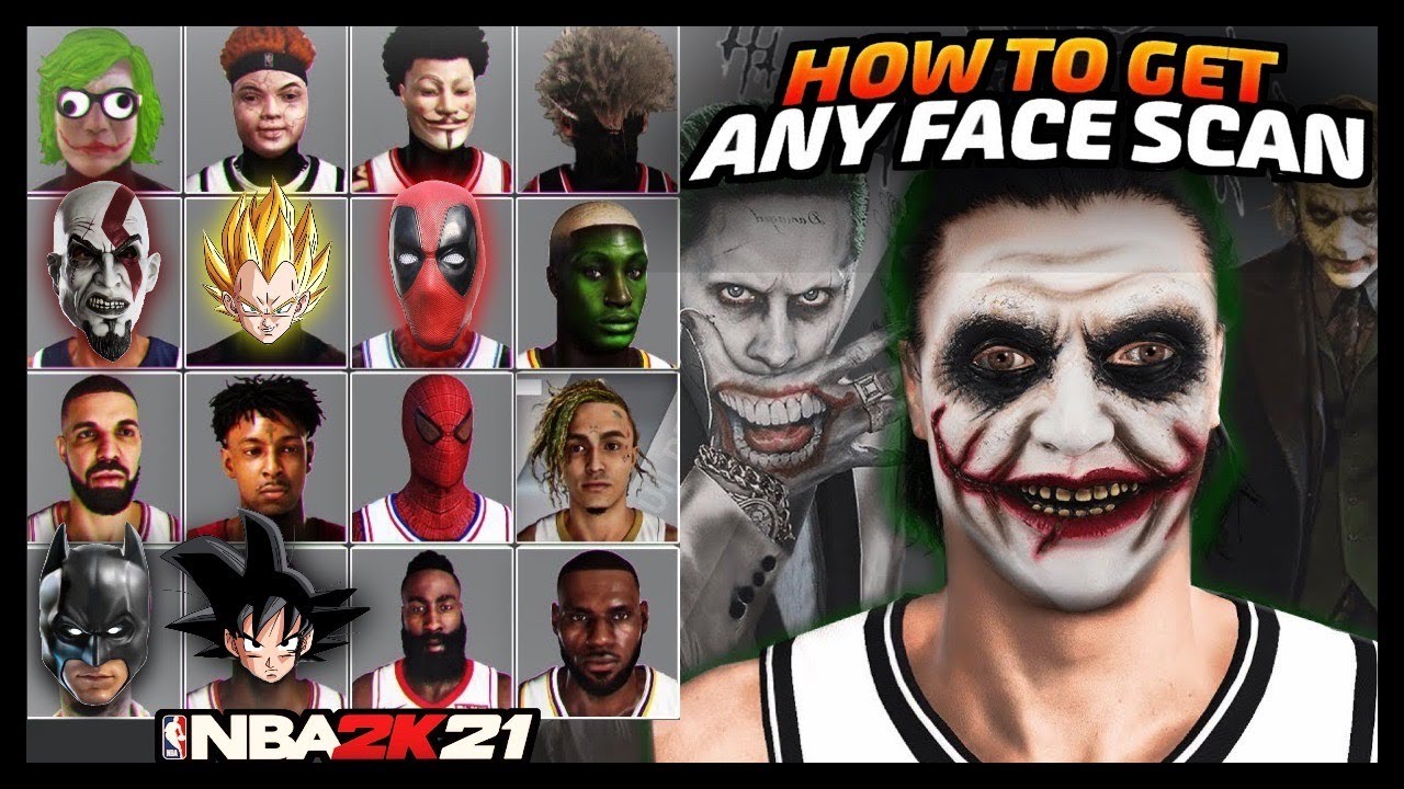 NBA 2K21 NEXT GEN - HD CINEMATIC FACE SCAN 📷 Anonymous Face Scan ...