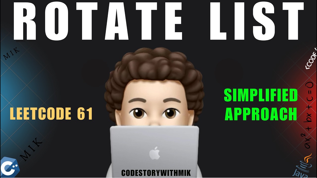 Rotate List | Simplified Approach | Dry Run | Leetcode 61 ...