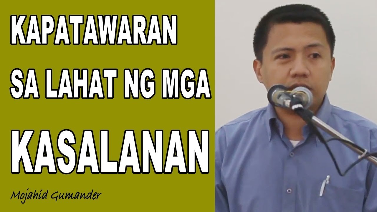 11-6-10 KAPATAWARAN SA LAHAT NG MGA KASALANAN - YouTube