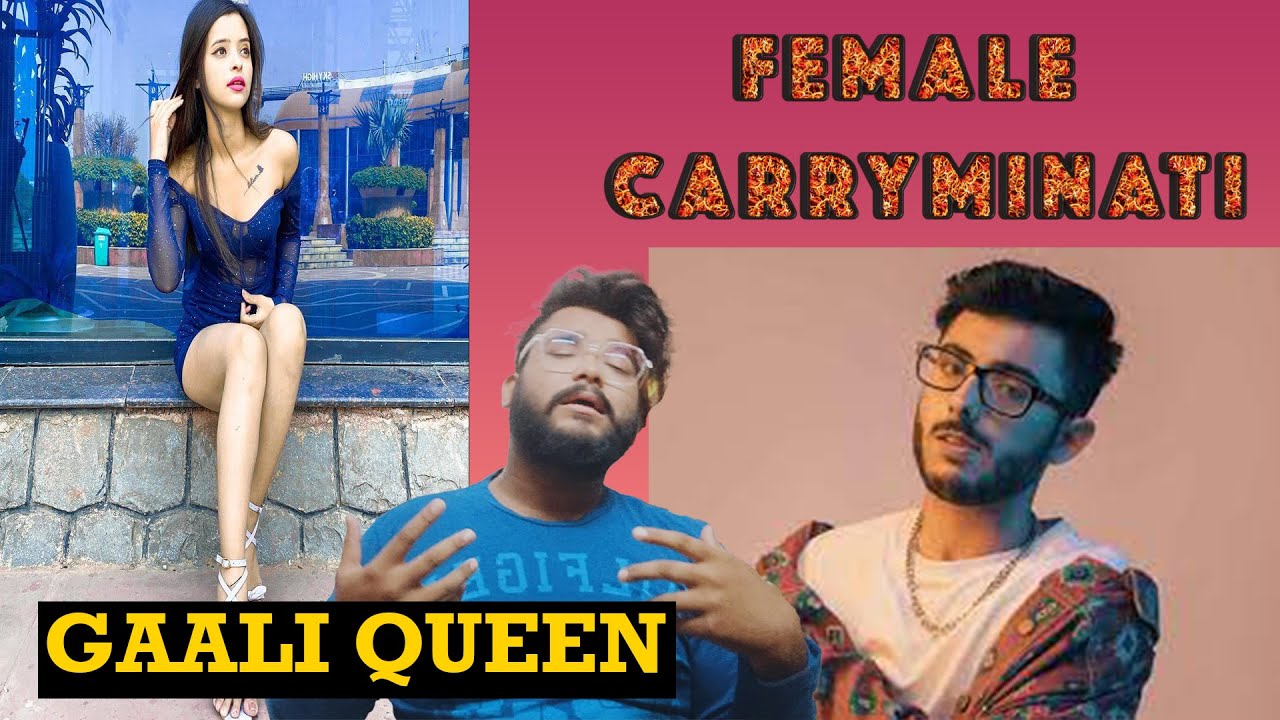 funny roast on female carryminati/hindustani bhau #carryminati # ...