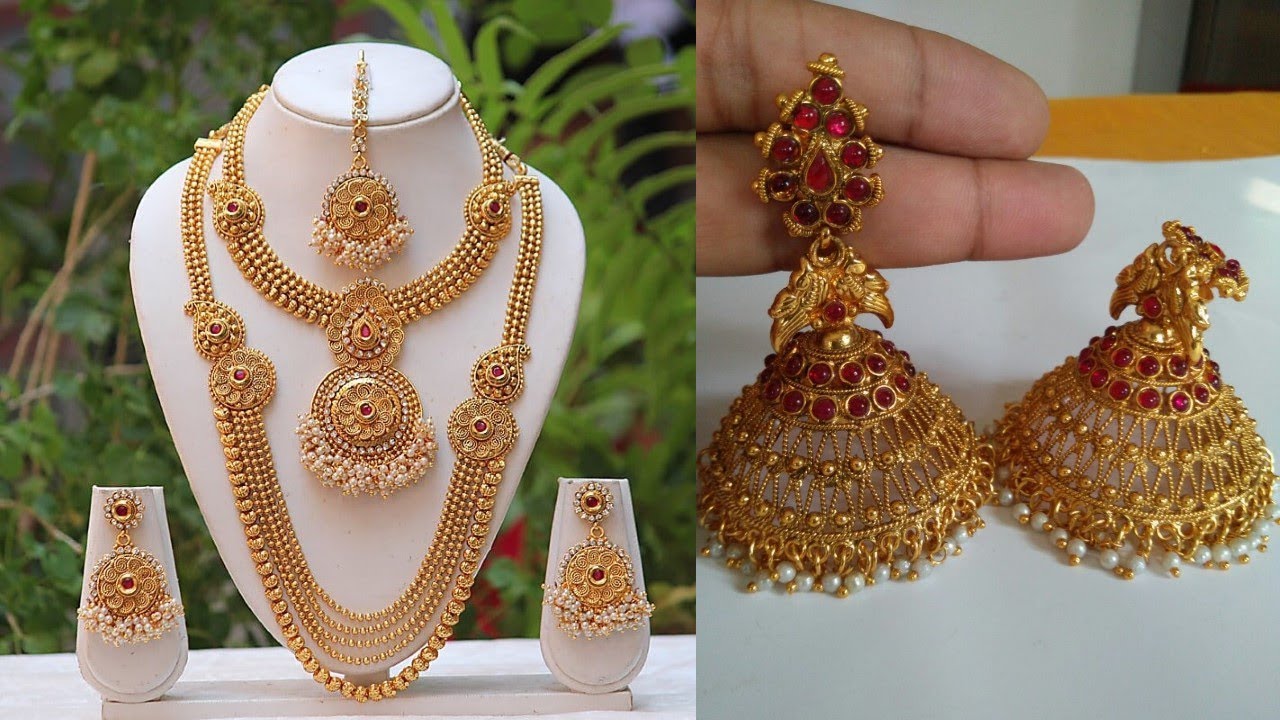 Traditional Gold Jewellery Set Designs (Part 19) - YouTube