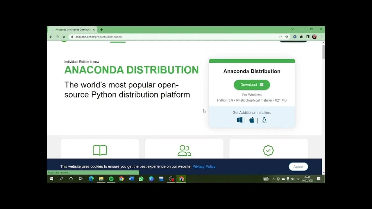 Cara Instalasi Anaconda - YouTube