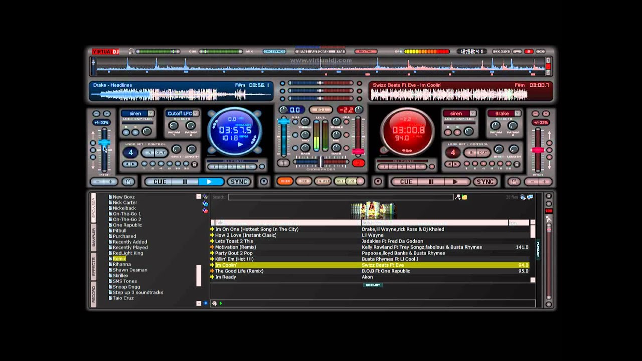 Virtual DJ pro 7 review - YouTube