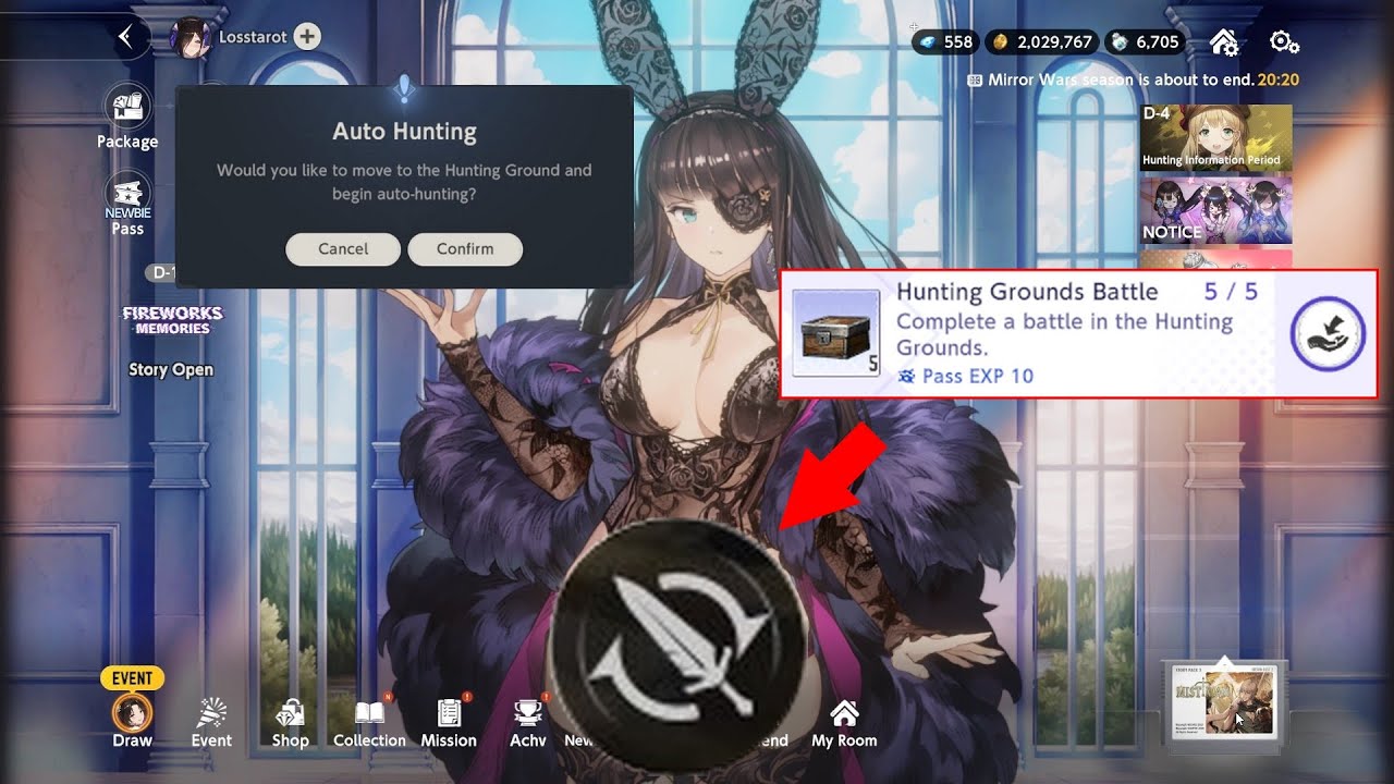 Brown Dust 2 - How to start Hunting Grounds - YouTube