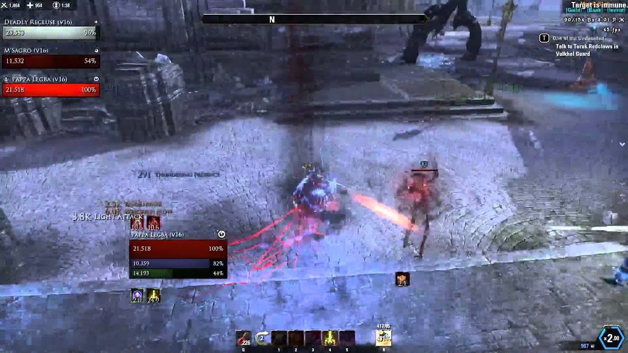 ESO District PVP Stam Sorc Werewolf Tank - YouTube