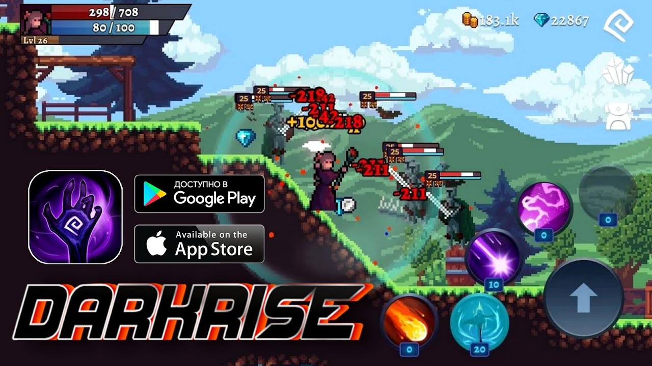 Darkrise - Gameplay Pixel Classic Action RPG - YouTube