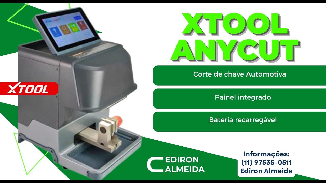 Any Cut - Cópia e confecção de chave por imagem - YouTube