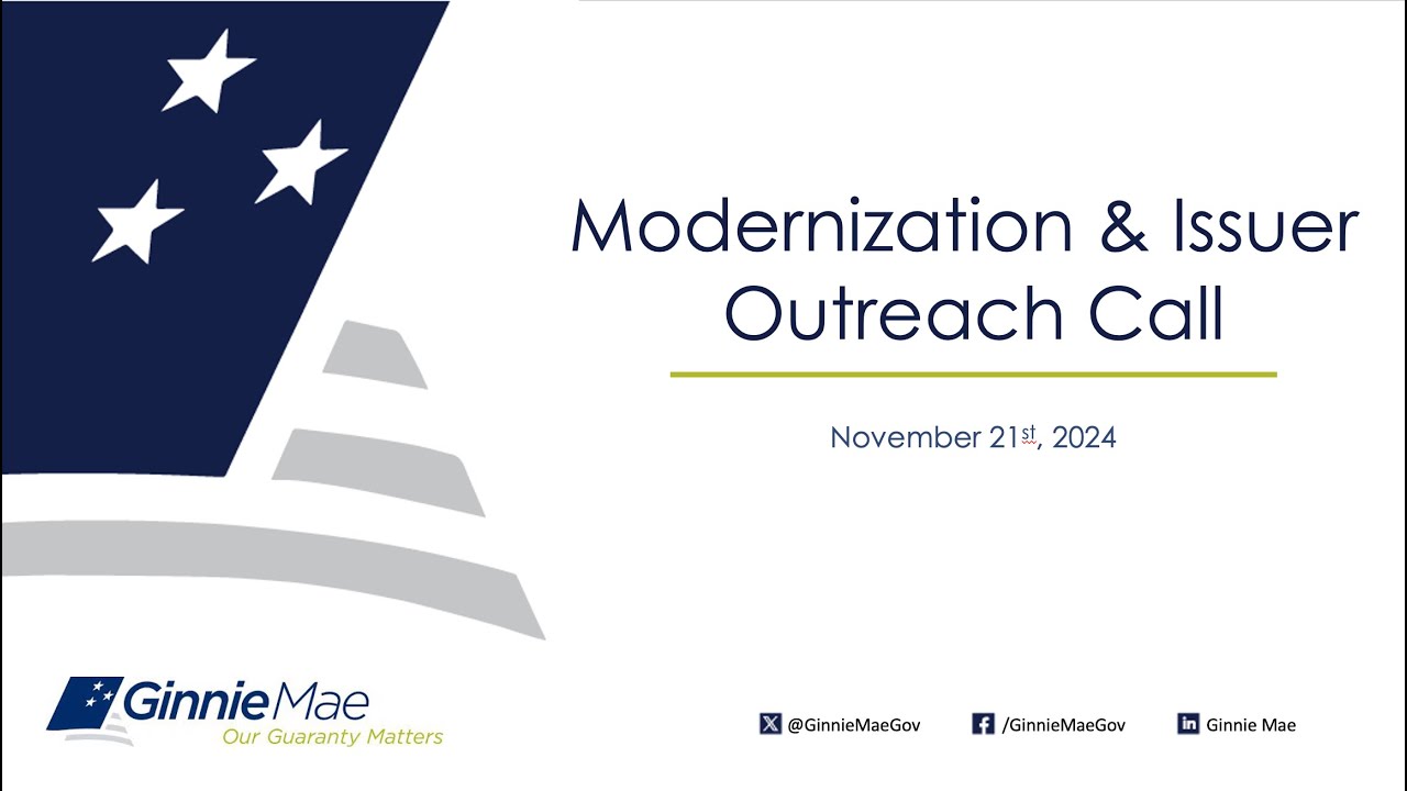 Modernization & Issuer Outreach Call 11-21-24 - YouTube