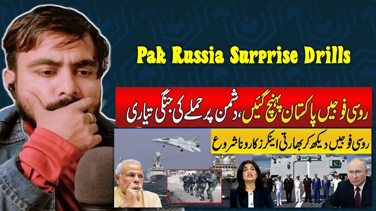 Indian Analyst Crying as Russian Forces Reached Pakistan For Military ...
