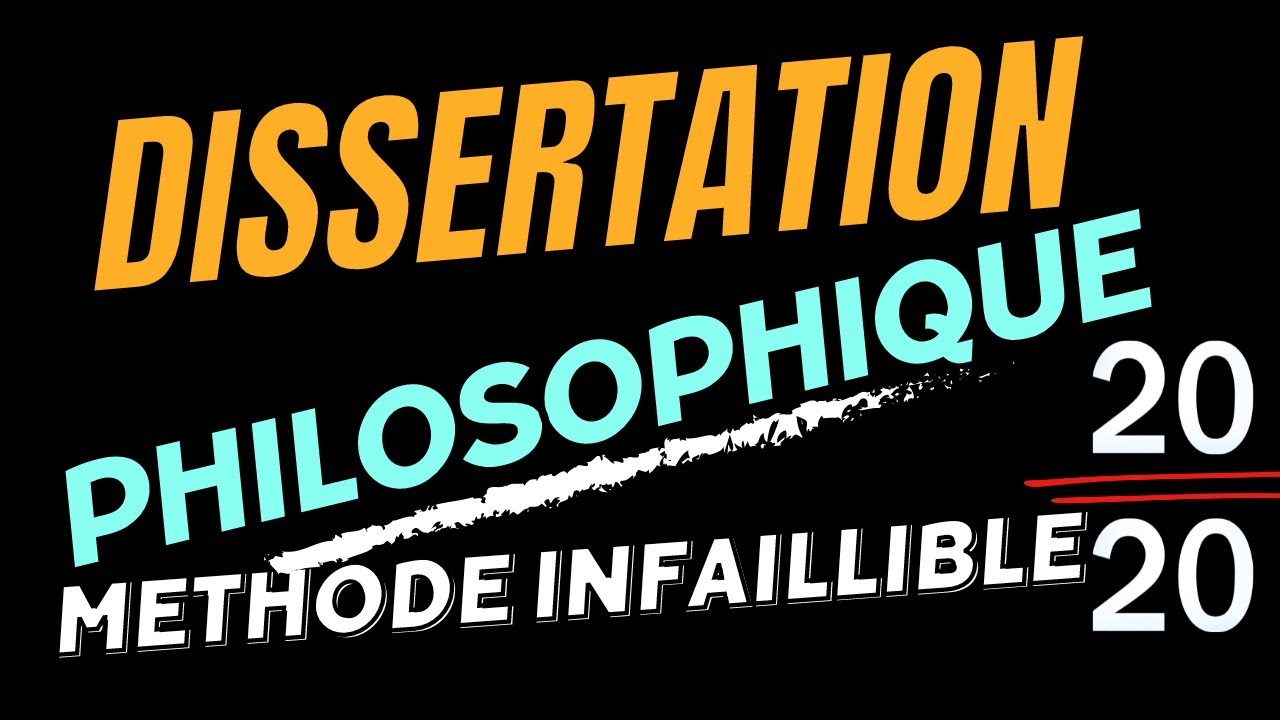 Méthode de Dissertation Philosophique Bac 2024 philo - YouTube