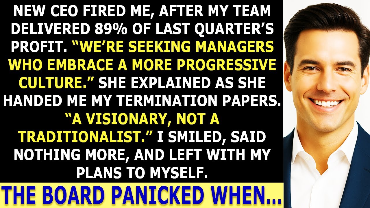 New CEO FIRED Me Even Though My Team Brought 89% Of Company Profit. The ...