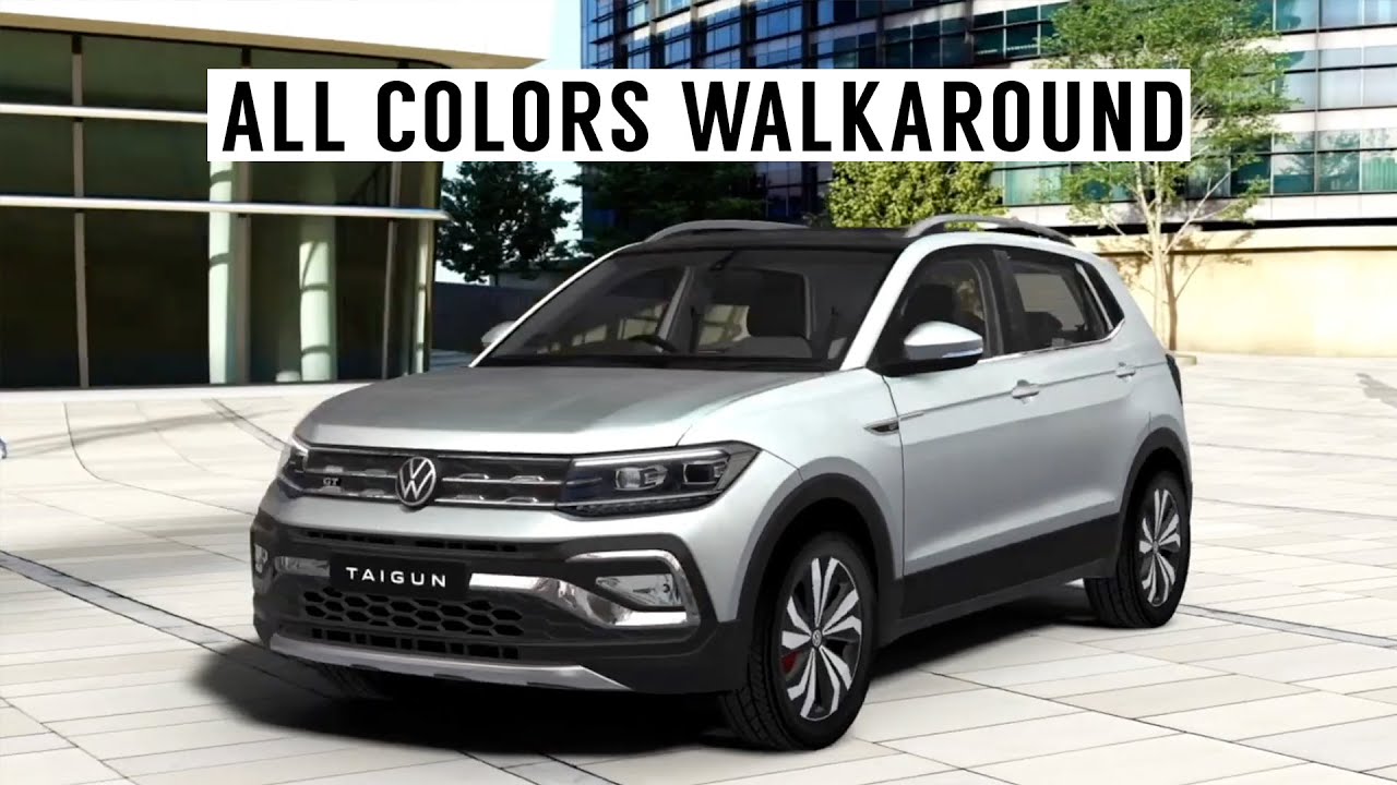 Volkswagen Taigun All colors walkaround | Virtual walkaround | interior ...