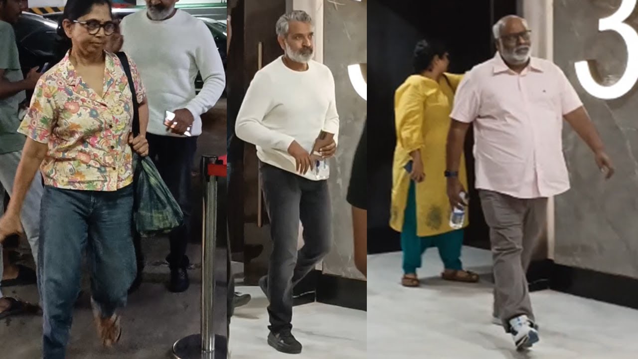 SS Rajamouli and His Family Watched Bimbisara Movie | Manastars - YouTube