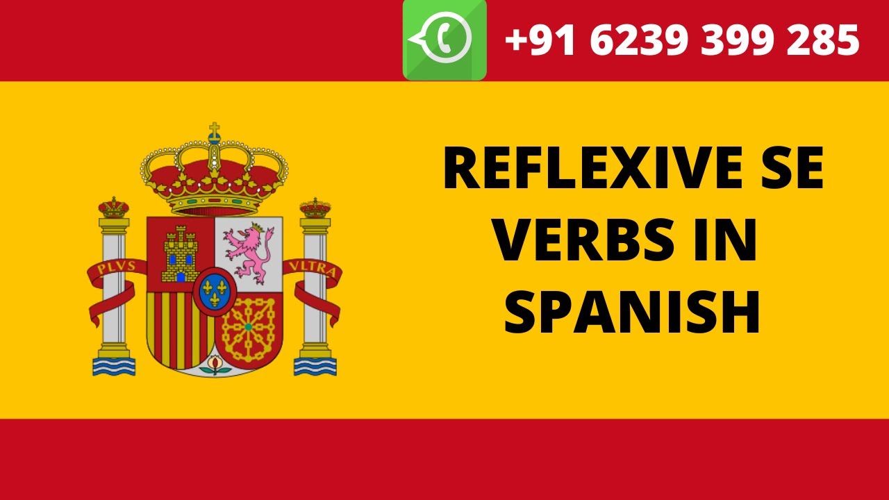 REFLEXIVE SE VERBS IN SPANISH - YouTube
