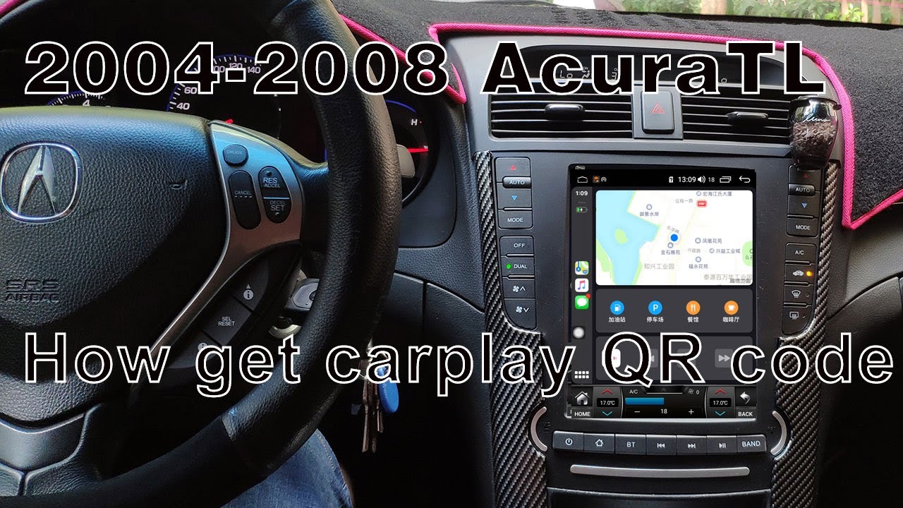 how to get carplay qr code for acura tl gps - YouTube