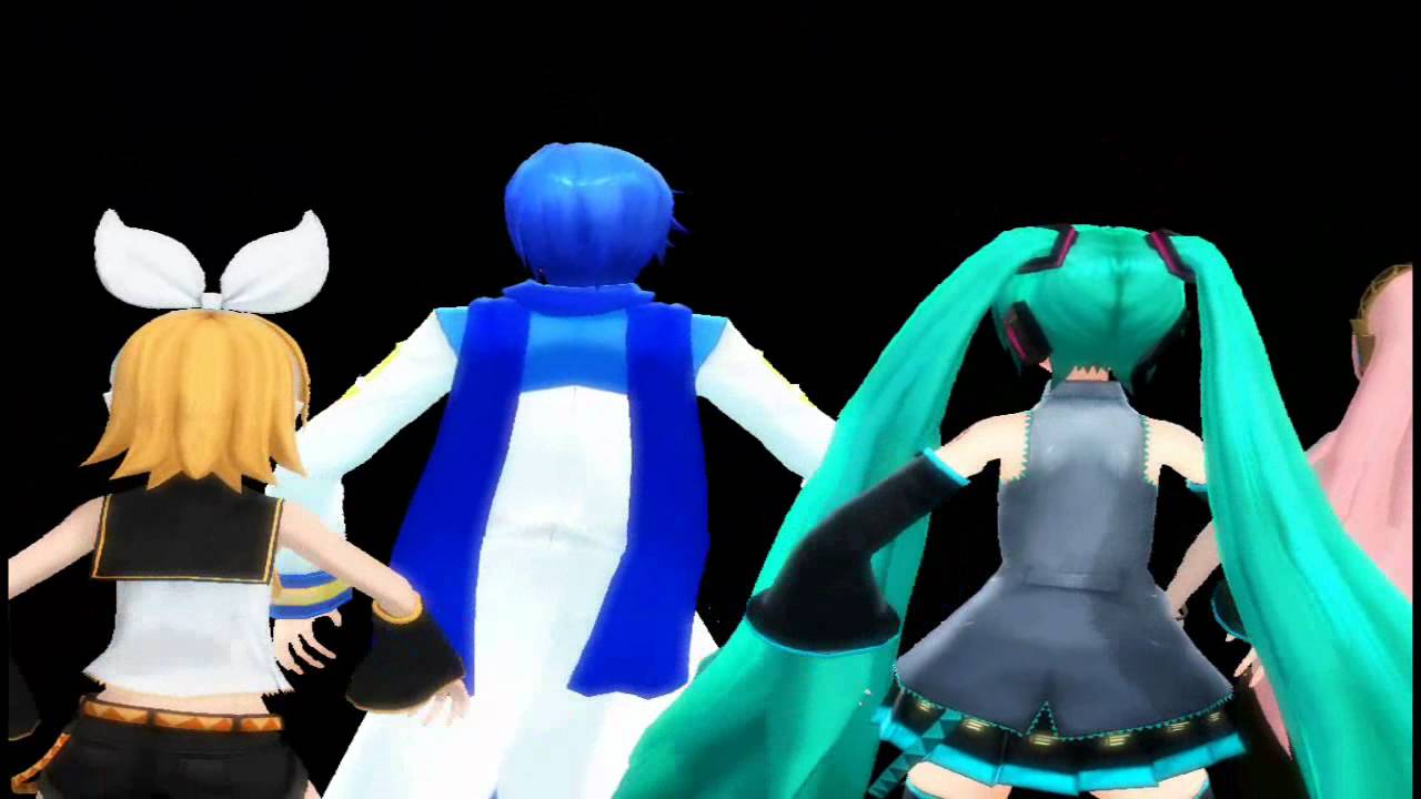 (MMD) Matryoshka (Zebra & Hashiyan) Miku Hatsune,Kagamine Rin & Len ...