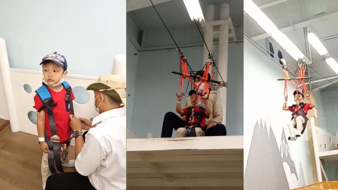 Video LIKEE Flying Fox Kids | Hooray | Bandung - YouTube