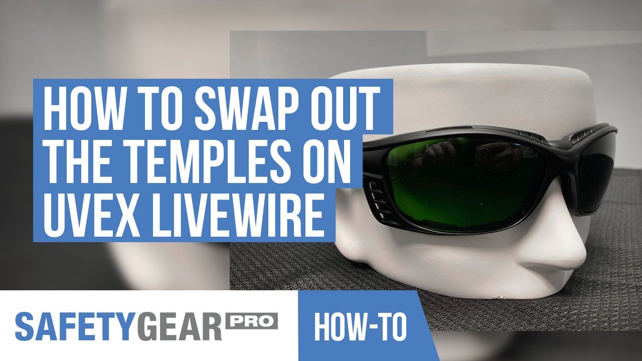 How To Change the Temples on Uvex Livewire - YouTube