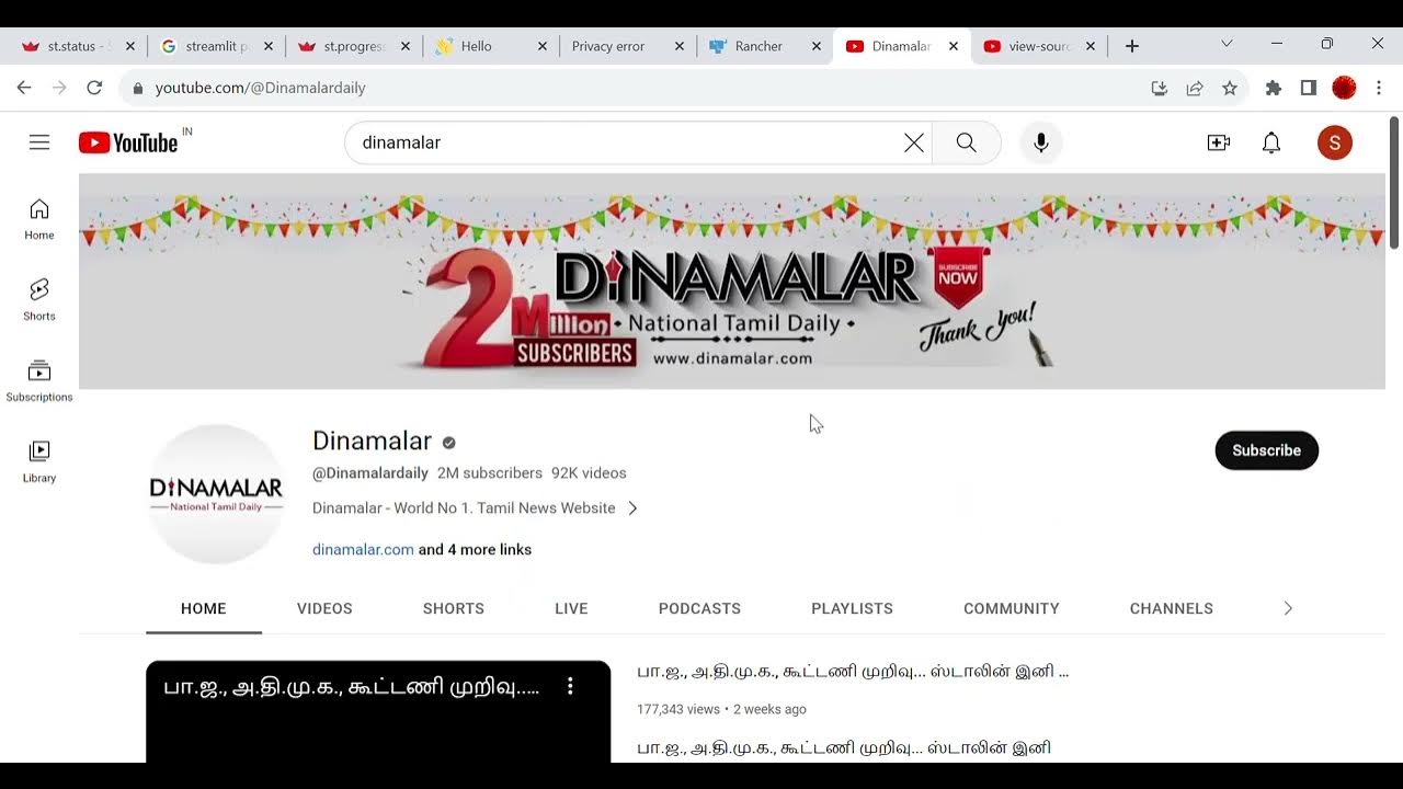 Youtube Data Harvesting With Streamlit Demo Part 1 Youtube