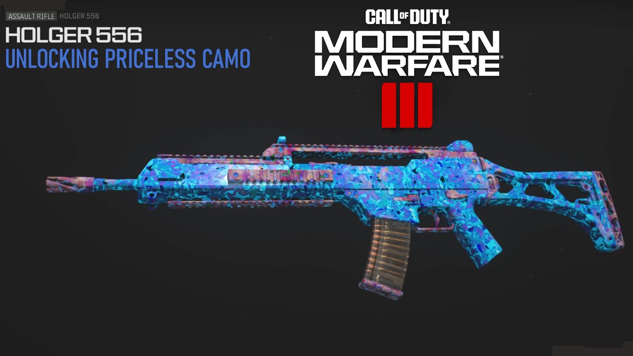 CALL OF DUTY - MODERN WARFARE 3 - UNLOCKING PRICELESS CAMO -HOLGER 556 ...