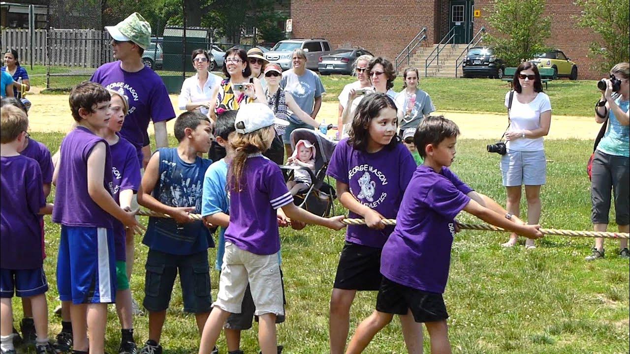 Tug of War, Field Day, GM - 2012 - the winners for 3rd grade - YouTube