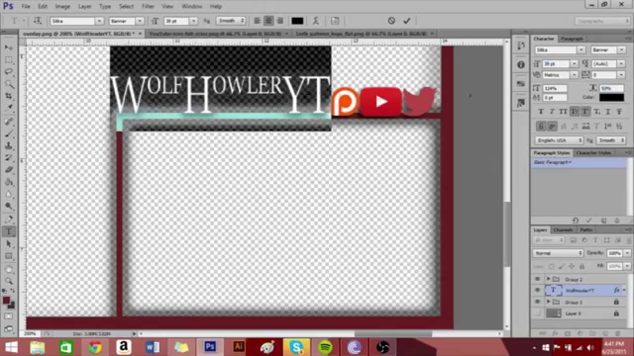 Twitch Overlay Process - YouTube