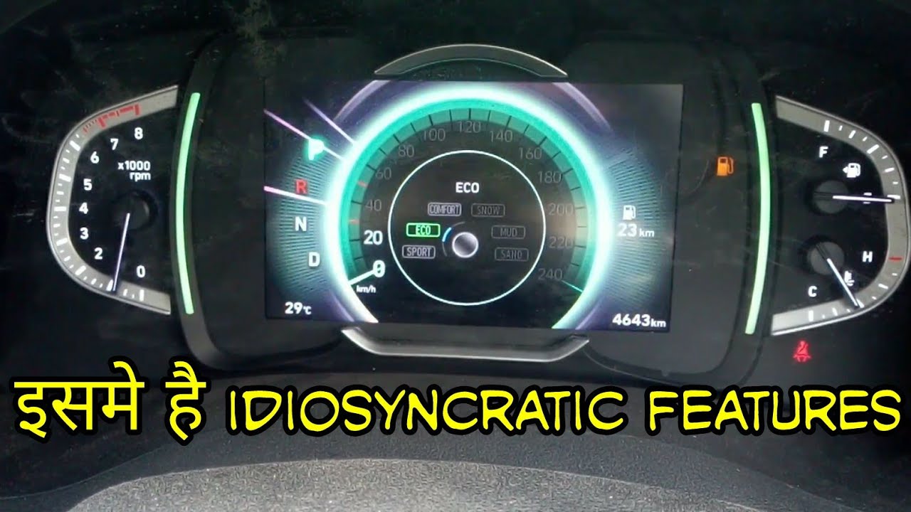 Hyundai Creta 2022 | Digital Cluster Explained | Auto Technology ...