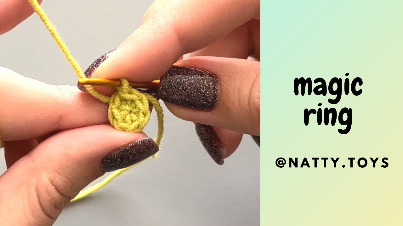 How to Crochet - Magic Ring (Amigurumi Ring) / Кільце амігурумі (КА ...