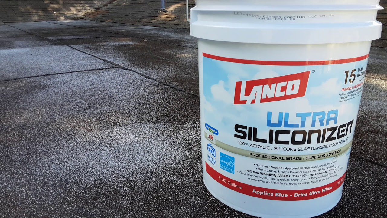 Lanco Siliconizer (Roof Sealant-Part 1) - YouTube