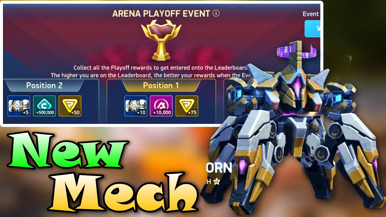 Mech Arena New Mech And Awesome Play off 😱😱#mecharena - YouTube